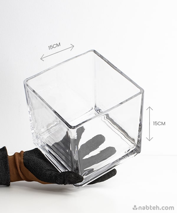 Square Glass Cube – Nabteh.com